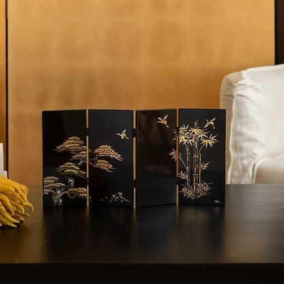 Mini Folding Screen Ancient Small Screen Decoration Desktop for Home ...