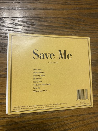 Liz Vice Save Me Cd Autographed Folk Indie Soul Red Roses Gospel Rare ...