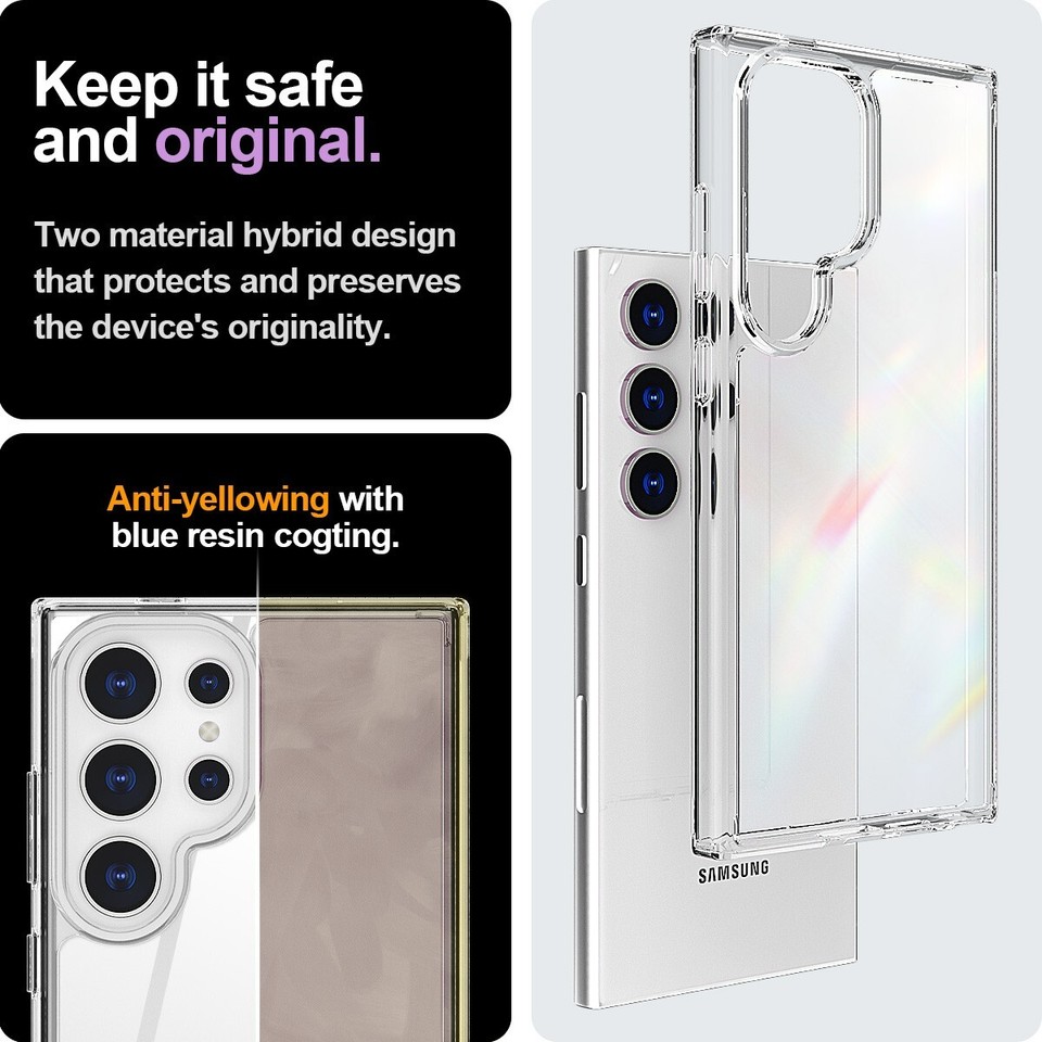 Clear Shockproof Case For Samsung Galaxy S25 Ultra/S25+/S25 Anti ...