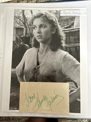 Beverly Garland signed autograph cut with photo Decoy My Three Sons ...