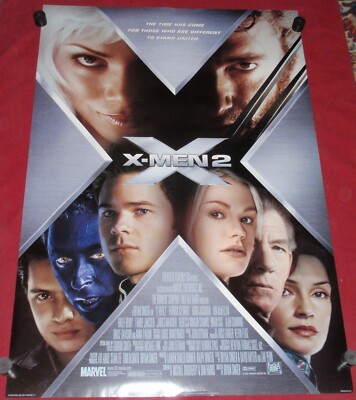 X-Men 2 United Movie Poster 27x40 D/S Patrick Stewart Hugh Jackman Ian ...