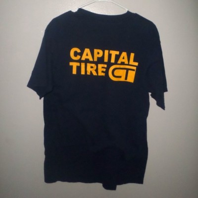 CAPITAL TIRE lrg T shirt Toledo logo tee Goodyear distributor Ohio CT ...