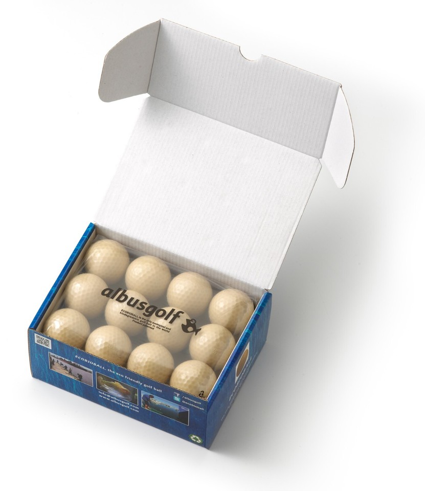 96 ECOBIOBALL, biodegradable eco-friendly Golf Ball with fish food ...