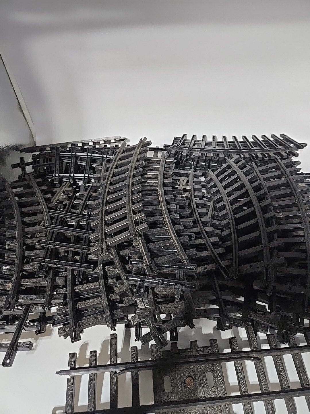 huge lot of g scale track plastic (60 Pieces Total) | eBay
