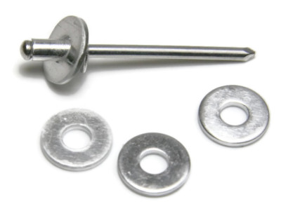 Steel POP Rivet Washers 3/16" Dia. #6 Blind Rivet Back Up Washers - QTY ...