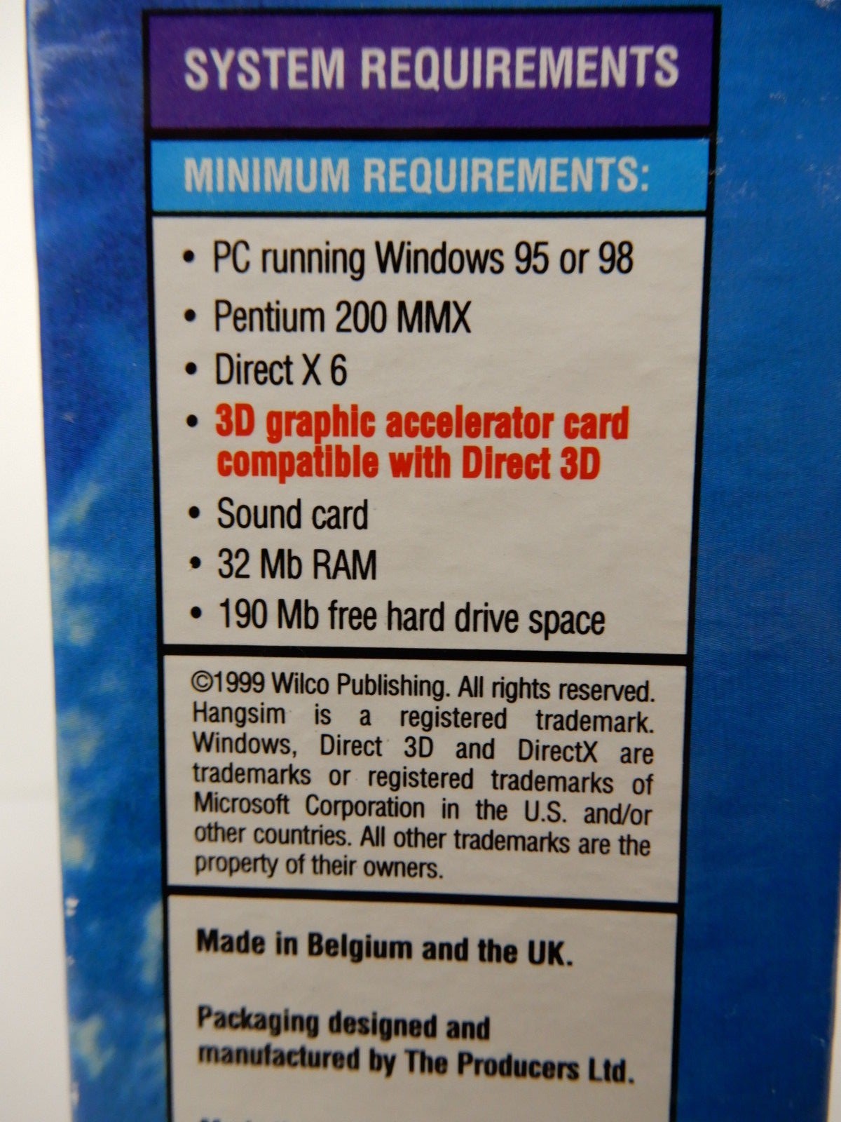HangSim Wilco Publishing 1999 Windows 95 or 98 retro PC game Hang ...
