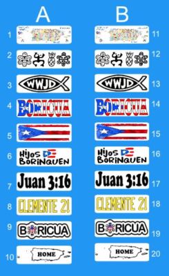 Puerto Rico Bookmarks-(Choose Front & Back from 10 Combinations | eBay