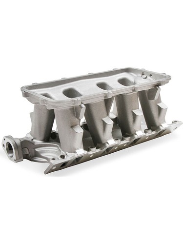 Holley Intake Manifold Base Aluminium Satin 8.39 in. Base Height Ford ...