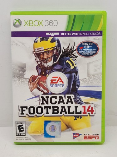 NCAA Football 14 (Microsoft Xbox 360, 2013) College Football - Good ...