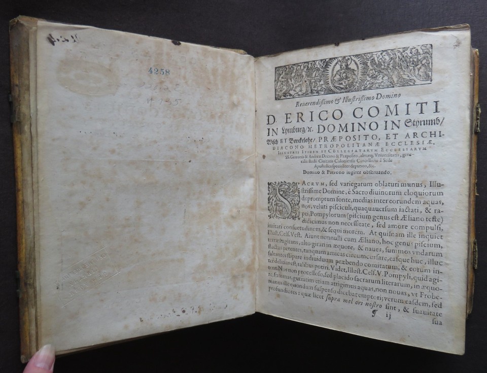BIBLE CONCORDANCE ~1629~ ANTIQUOS et NOVOS CODICES Pigskin Binding ...