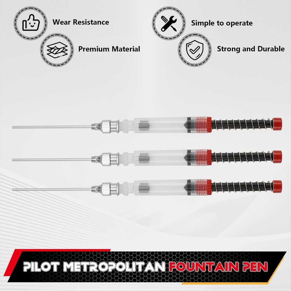 5 PCS Ink Syringe Filler Spring Converter with Removable Blunt Needle ...