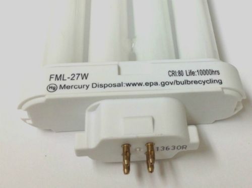 Fluorescent Lamp Replacement Bulb, 27W 6500K T4 FML27 GX10Q Natural ...