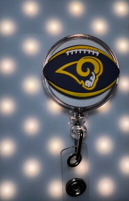 LA Rams ID badge holder retractable | eBay