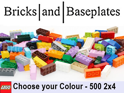 LEGO Bricks 2x4 - Part No. 3001 - Choose Colour - BRAND NEW - 500 ...