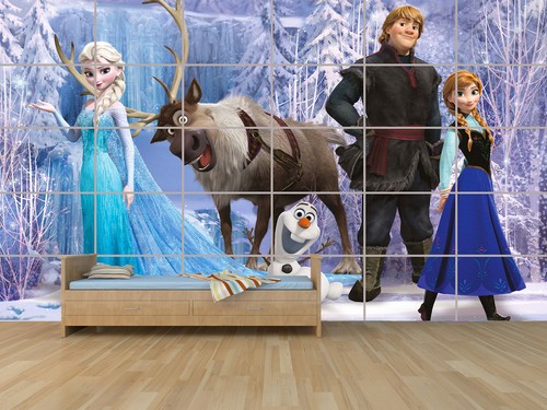 La Regina Delle Nevi Frozen New Olaf Elsa Gigante Locandina Camera ...