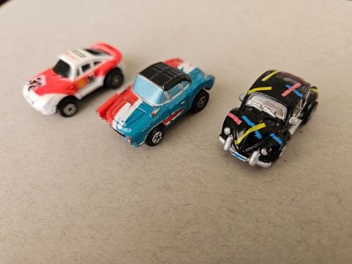 Micro Machines 3 Snap Backs Cars -VGC- VW Bug Corvette Porsche | eBay