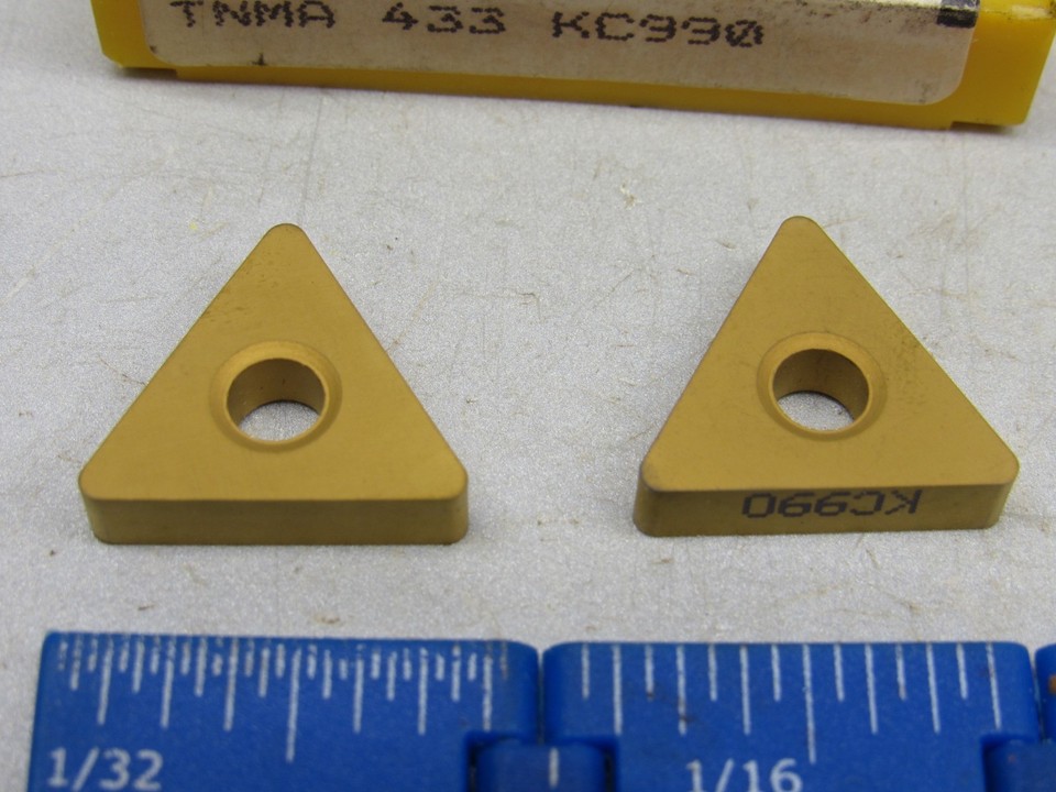 KENNAMETAL TNMA-433 CARBIDE INSERTS GRADE KC990 (10 PCS. NEW) | eBay