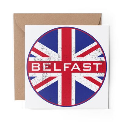 1 x Blank Greeting Card Belfast United Kingdom Flag #60010 | eBay UK