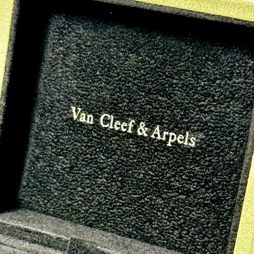 Van Cleef & Arpels Necklace Box VCA Original Travel Jewelry Case Empty ...