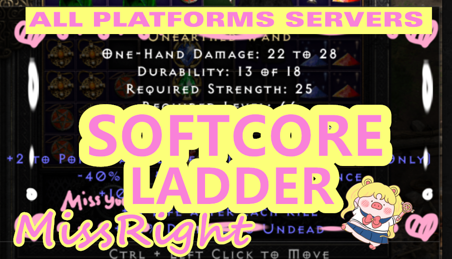 Death's Web All Options🌺Diablo 2 D2R Softcore LADDER🌺PC-SWITCH-PS-XBOX ...