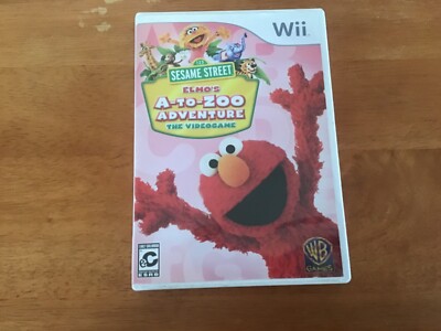 Sesame Street: Elmo's A-to-Zoo Adventure (Nintendo Wii, 2010) Complete ...