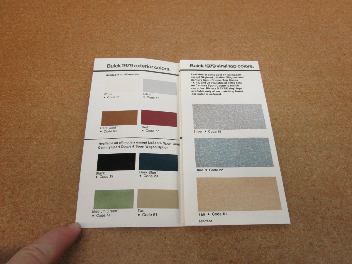 Buick Regal Interior Colors