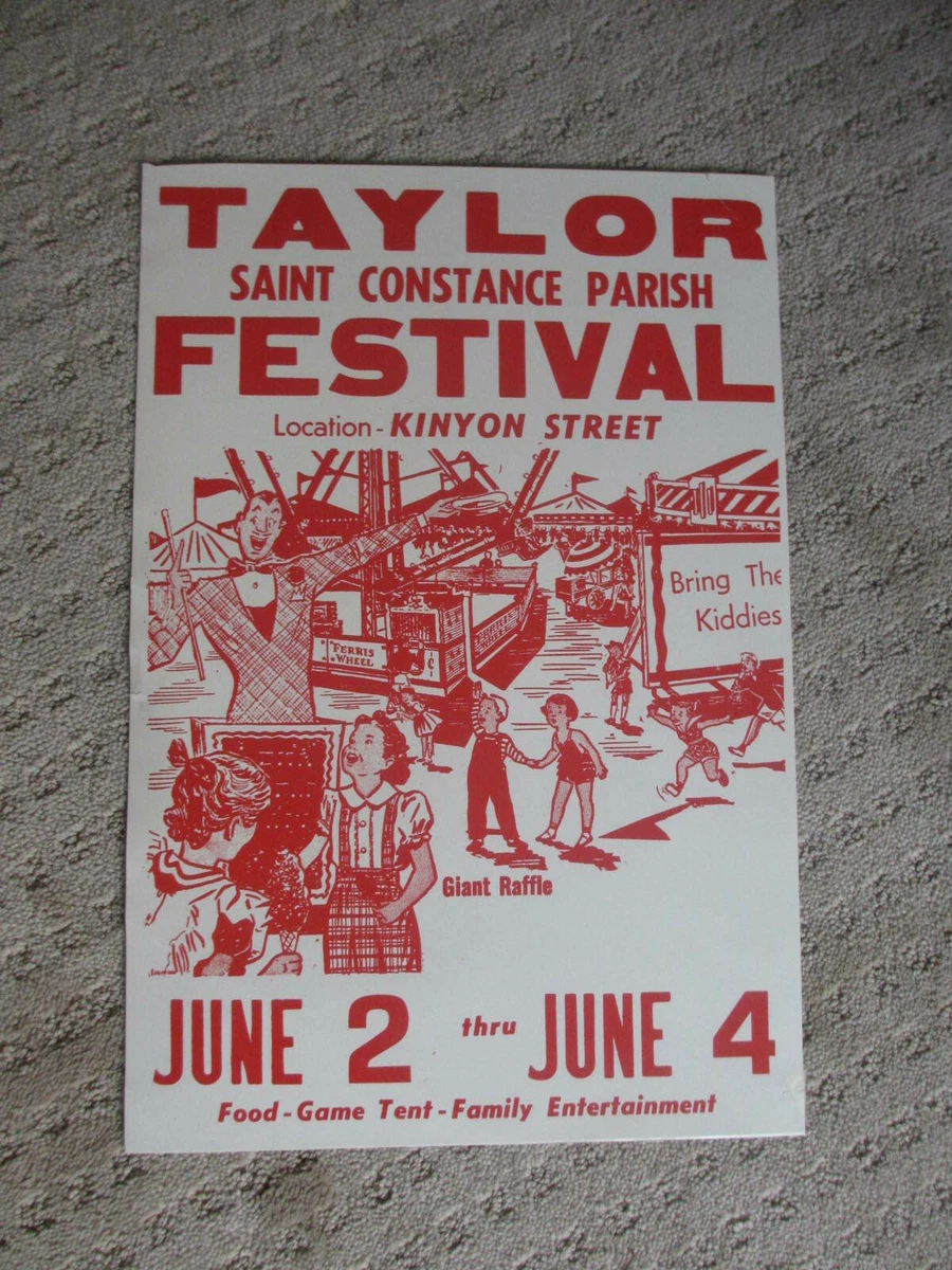 Parish Festival Flyers