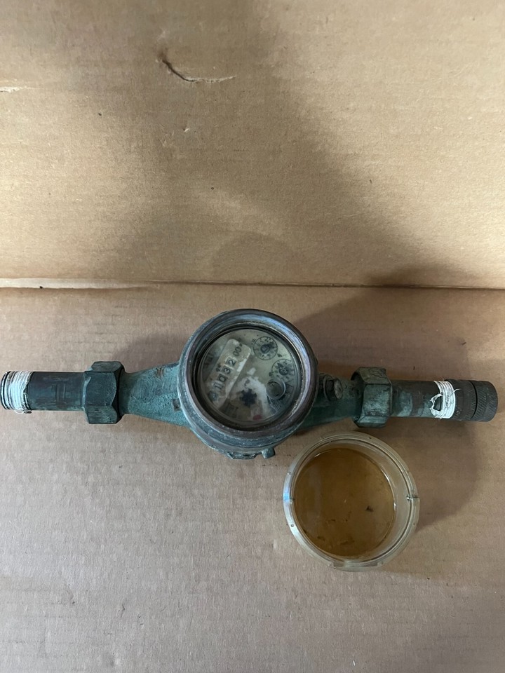 Vintage Hays Brass Water Flow Meter 5/8" x 3/4" | eBay