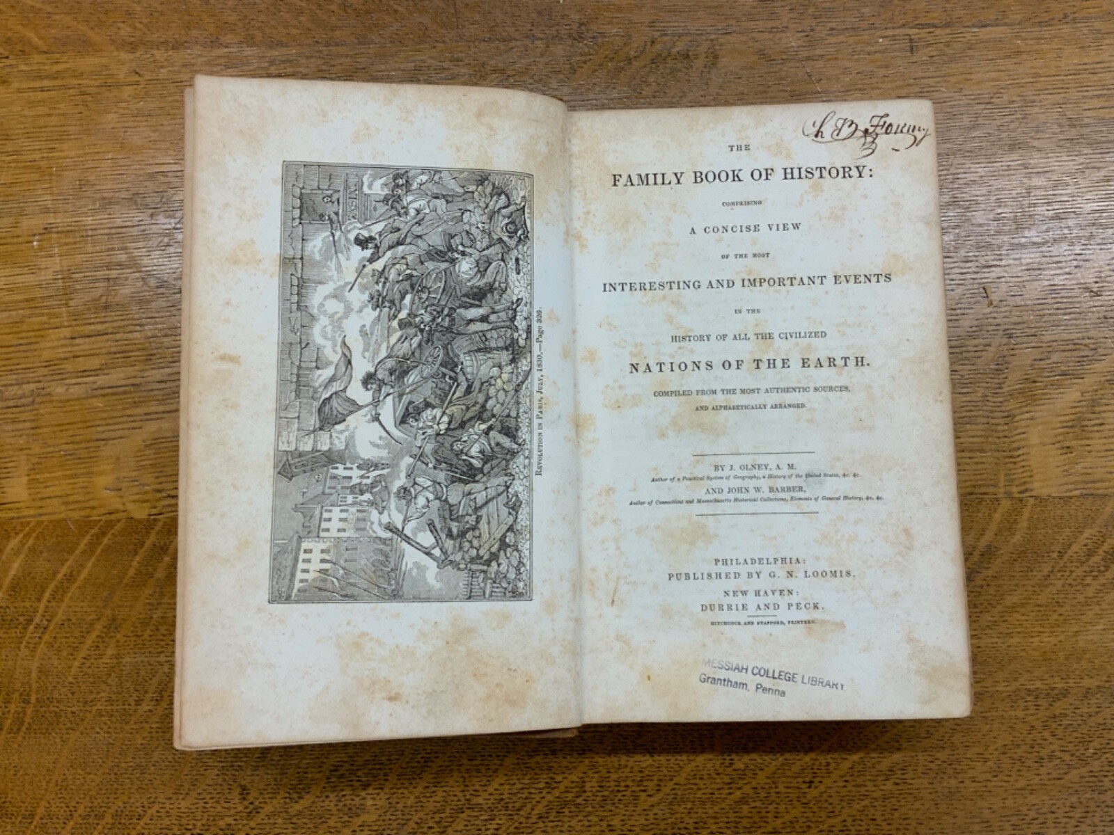 1839 Family Book of History: Interesting & Important Events of ...