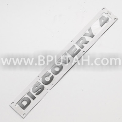 Land Rover LR4 Rear Tailgate Emblem Badge Decal Cargo Door "DISCOVERY 4 ...