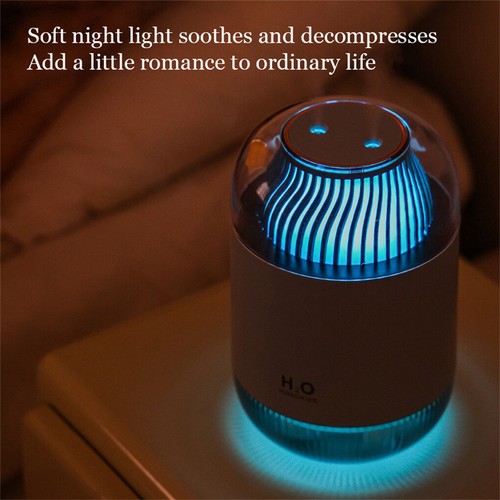 Air Humidifier with Night Light Diffuser Rechargeable Mist Maker ...