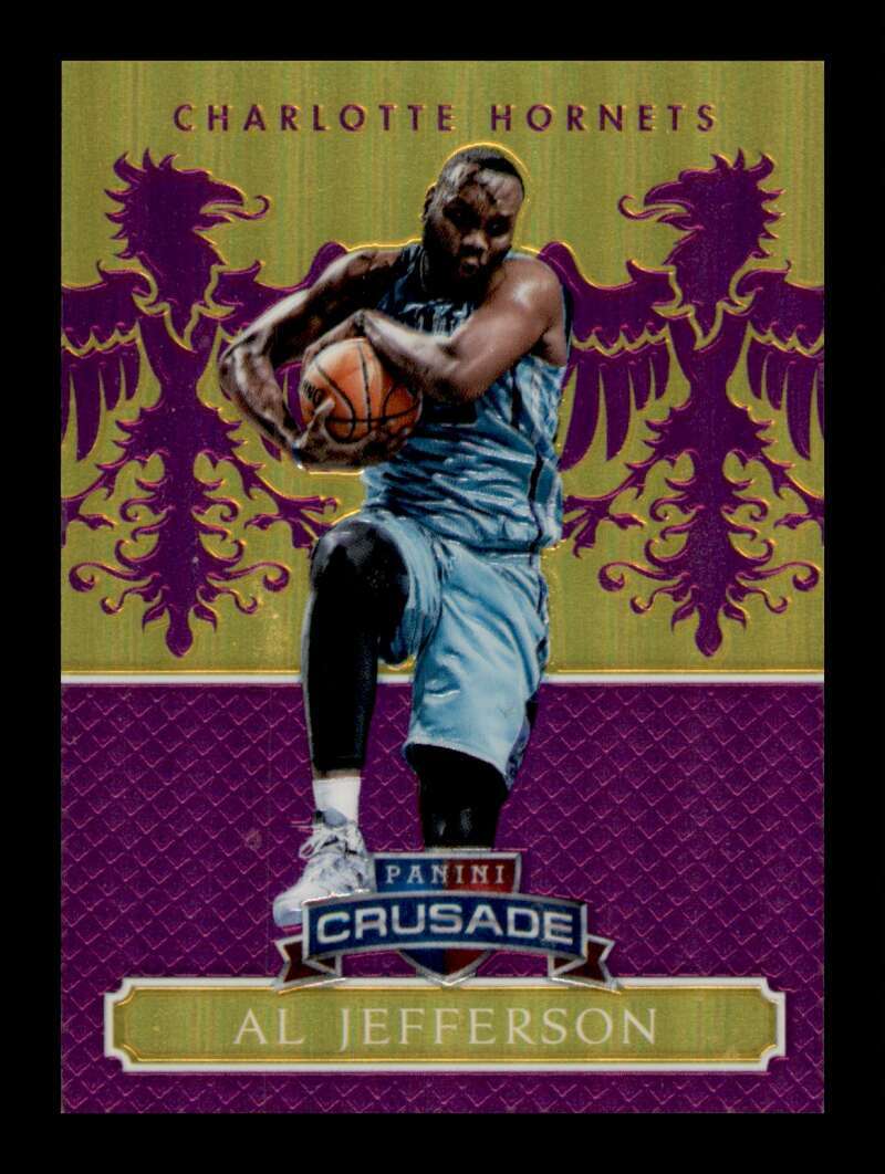 2014-15 Panini Excalibur Crusade Purple Al Jefferson #42 Hornets /75 | eBay