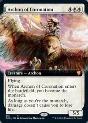 MTG ARCHON OF CORONATION FOIL EXC - ARCONTE DELL'INCORONAZIONE - CMR-X EN | eBay