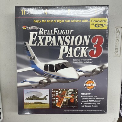 Great Planes GPMZ4113 RealFlight G3 and Above Expansion Pack 3 • | eBay