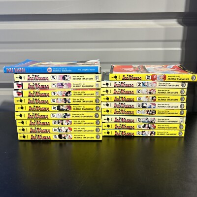 Inuyasha Manga Lot Volumes 1-22 Rumiko Takahashi Viz Graphic Novels ...