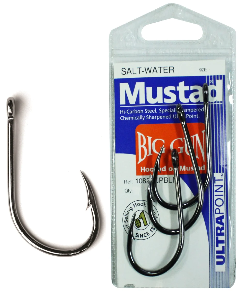 Mustad Big Gun Saltwater Ultra Point Hook 10829NPBLN | eBay
