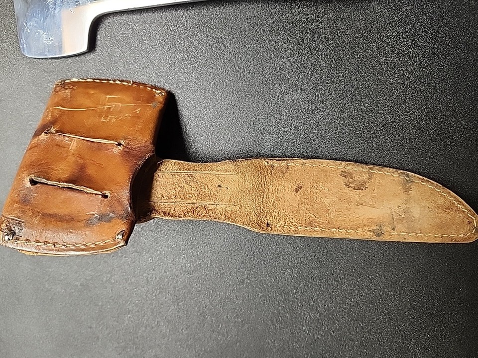 Vintage Kinfolks Knife & Hatchet Combo RARE Knife Antique Hatchet Fixed ...