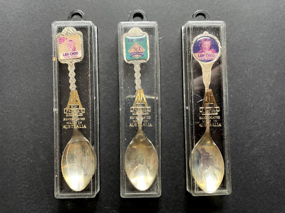 LAN-CHOO TEA LOT OF 3 ADVERTISING SPOONS IN BOXES | eBay