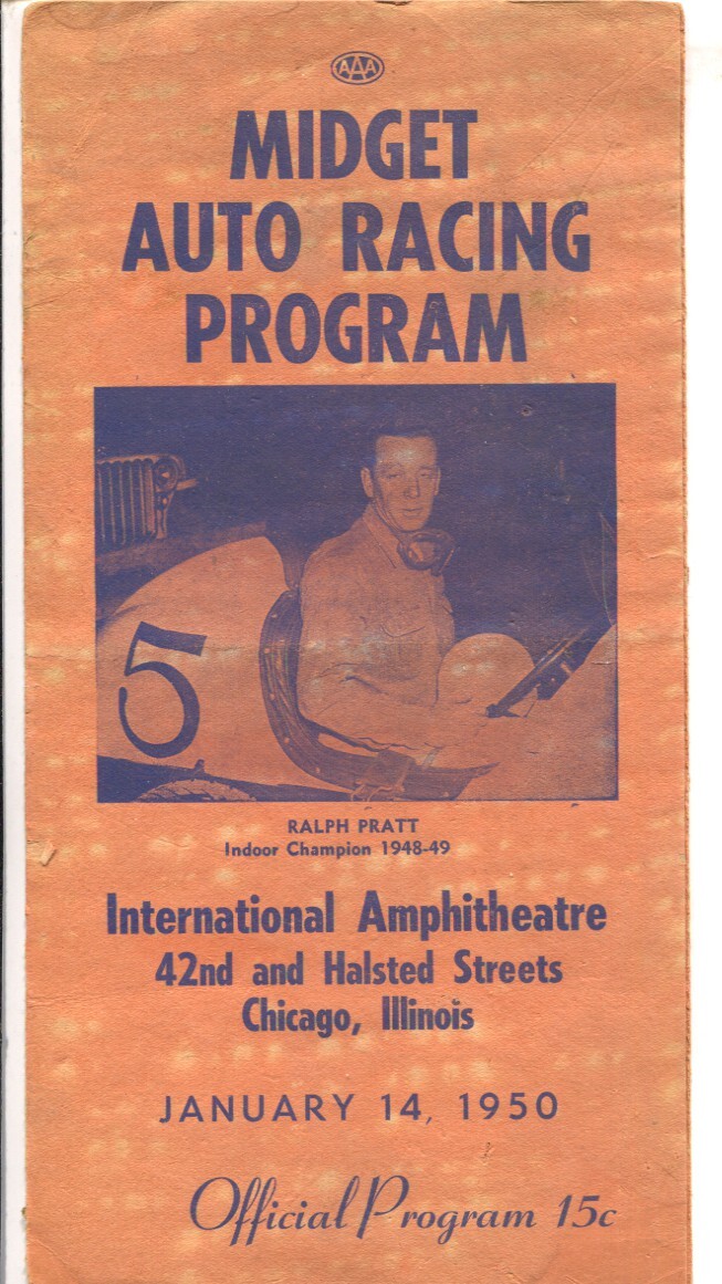 Sports Pub: International Amphitheatre AAA Midget Auto Race Program 1 ...