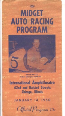 Sports Pub: International Amphitheatre AAA Midget Auto Race Program 1 ...