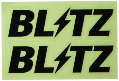 BLITZ 13972 Genuine Logo Sticker Black 100mm x2 2-SET 2pcs Decal | eBay