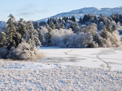 Photo 6x4 Loch Ederline under ice and snow Ford/NM8603 Taken after one ...