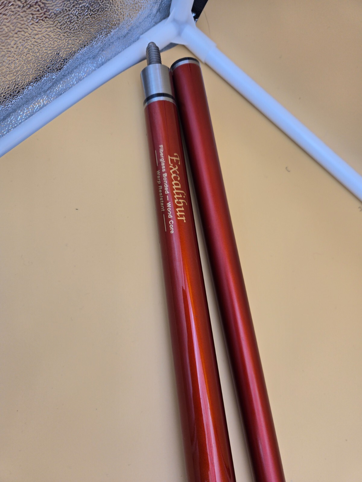 Excalibur Pool Cue Earl Strickland Burgundy Fiberglass Wood Coreshaft ...