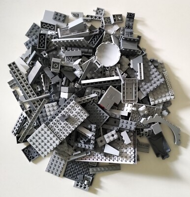 Lego Bulk Grey Assorted Pieces - 600 Grams | eBay Australia