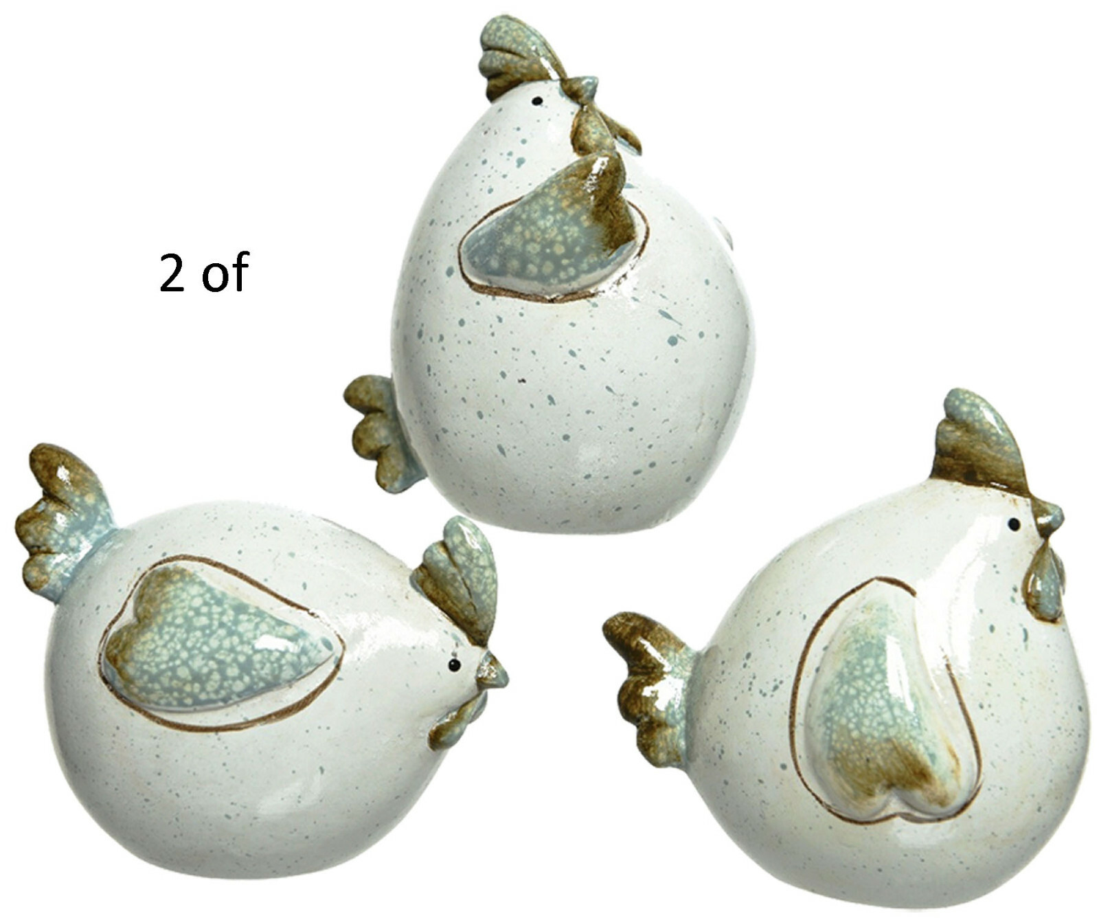 Small Bird Ornaments Decorative Ceramic Decorations New Little Silver ...