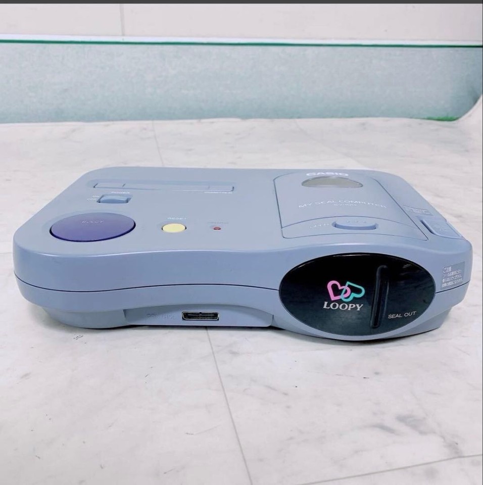 CASIO Loopy SV-100 Console w/ Controller & 4 Games Manual Tested Retro ...