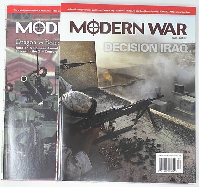 Decision Games Modern War Magazine Duo - #6 and #12 UNPUNCHED | eBay