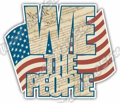 USA Constitution We The People Rights Car Bumper Window Vinyl Sticker ...