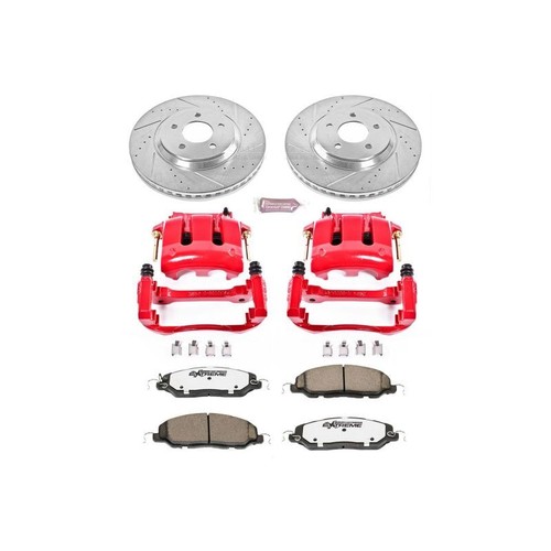 Power Stop Front Z26 Street Warrior Brake Kit w/Calipers FOR 11-14 Ford ...