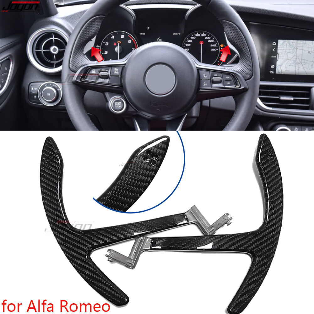 Carbon Paddle Shifter For Alfa Romeo Giulia Stelvio 2017 18-2022 ...